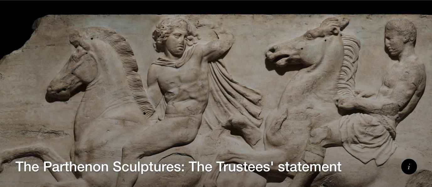 Parthenon Sculptures - The Trustees' statement | Parthenon Marbles